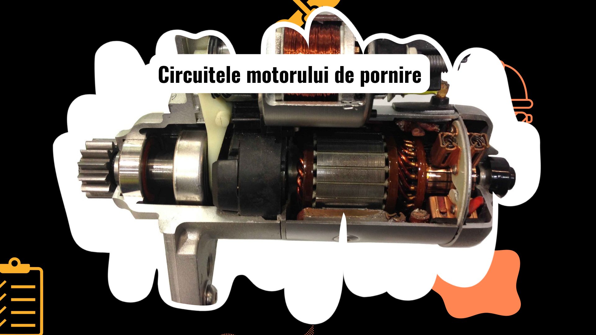 Circuitele de control ale motorului de pornire pentru utilaje grele